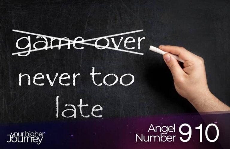 910 Angel Number: It's Never Too Late to Get Started